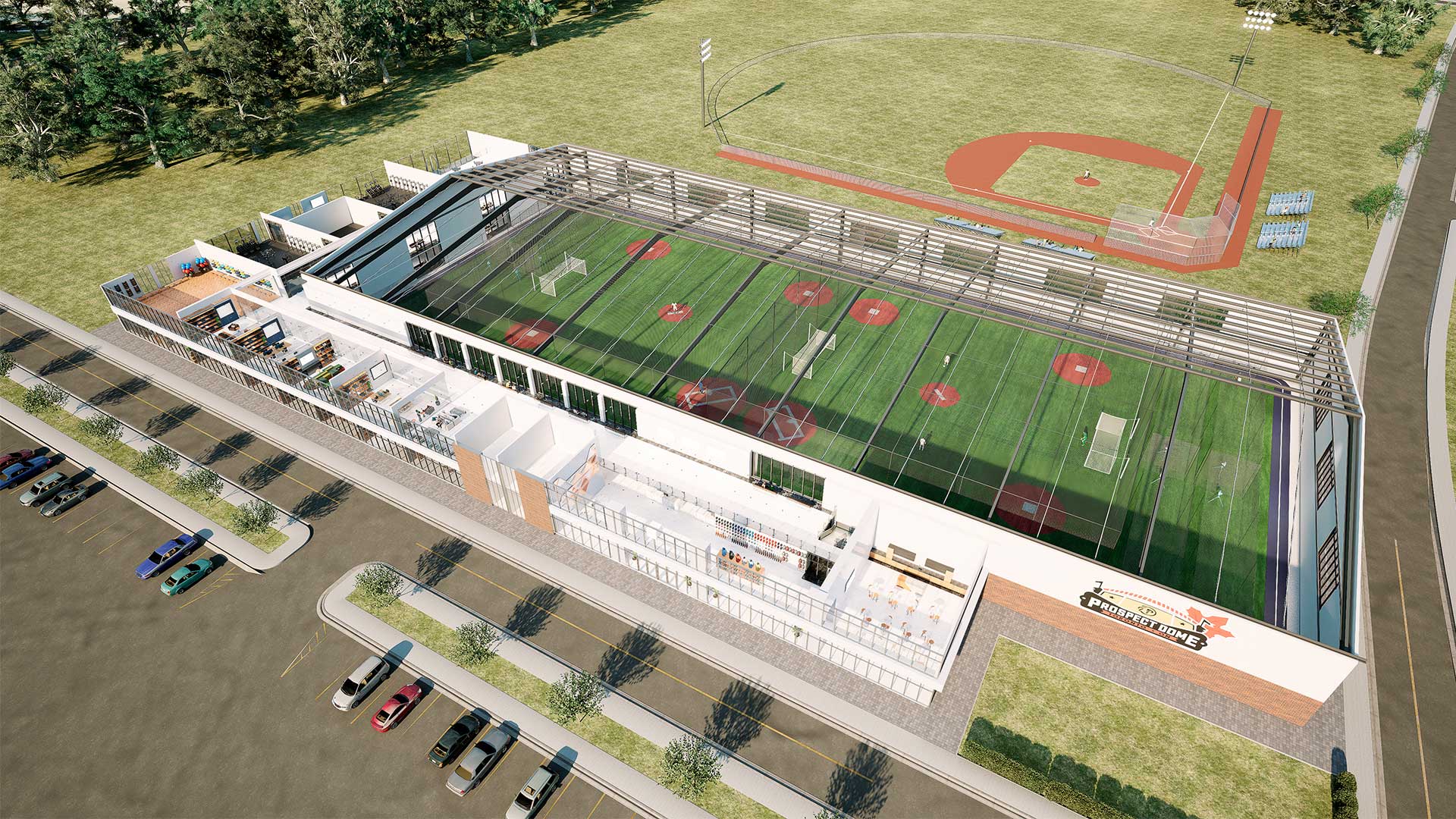 3D CityScapes Slides Into Sports Facilities With Prospect Dome - MetaScapes